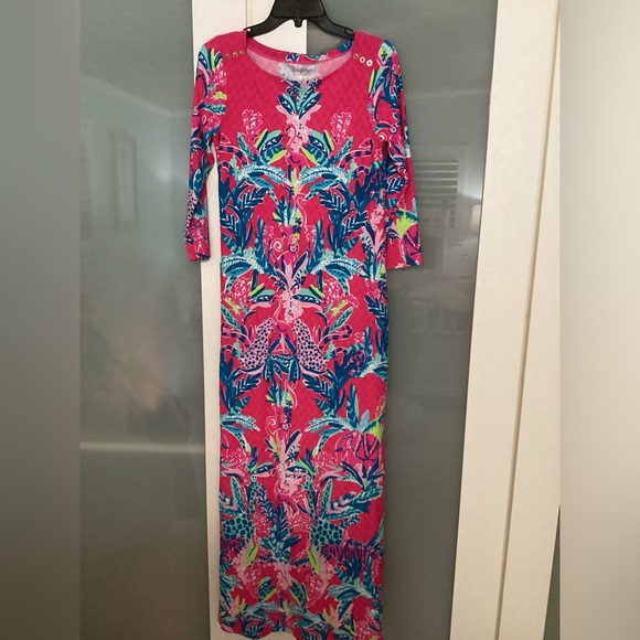 Lilly Pulitzer | Dresses | Nwt Lilly Pulitzer Seralina Maxi Dress Ruby ...